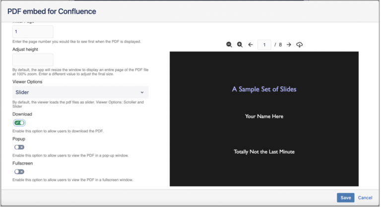 PDF Files for Confluence that look great