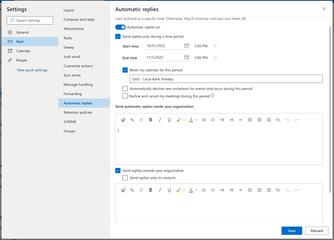 Connect Outlook Automatic Replies With Jira