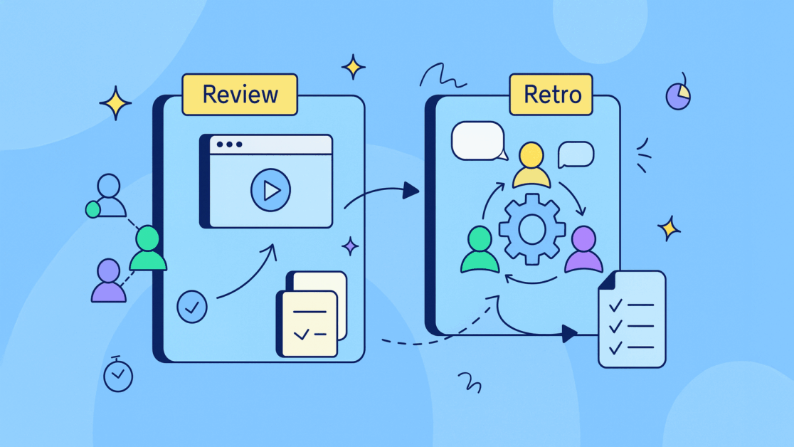 Sprint Review vs Retrospective Decoded - resolution Atlassian Apps